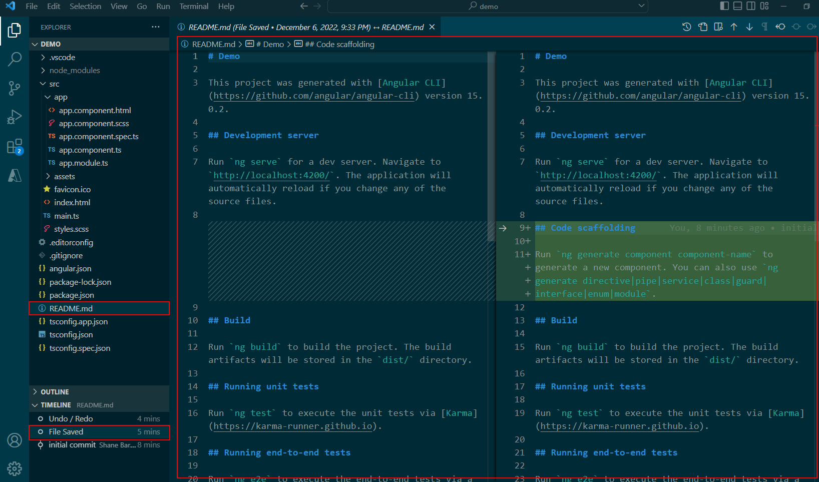 Quick Tip VS Code Restore Previous File Version